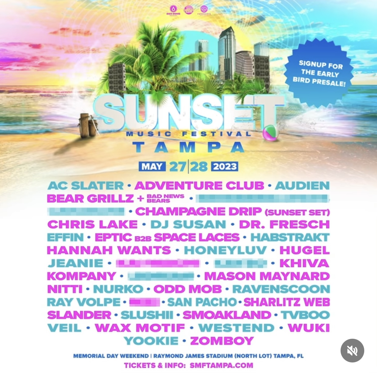 Sunset Music Festival Drops Stacked Phase 1 Lineup - AllTime EDM