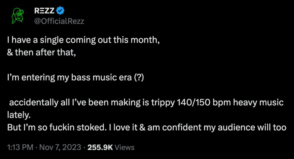 Rezz Announces Her Bass Music Era And Teases Collabs