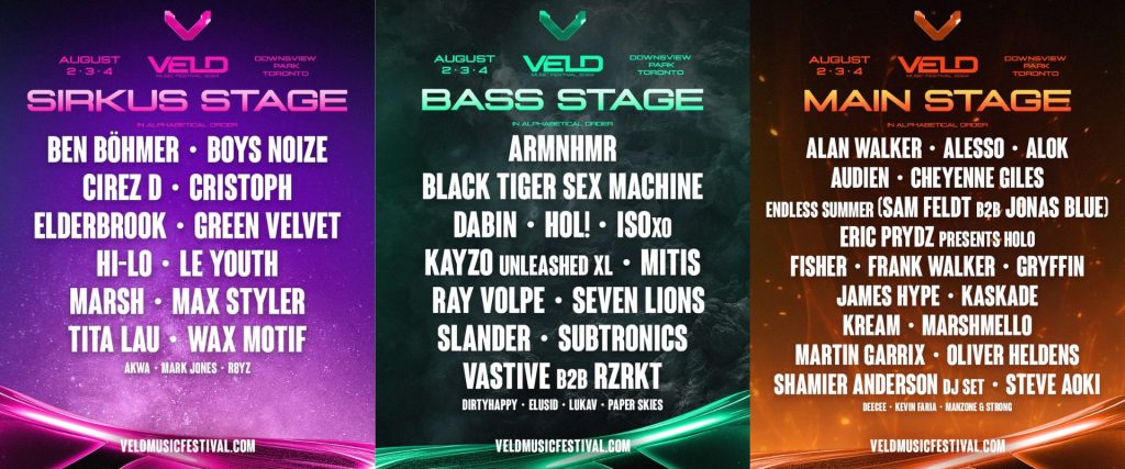 VELD Music Festival 2024 Announces Stage Lineups