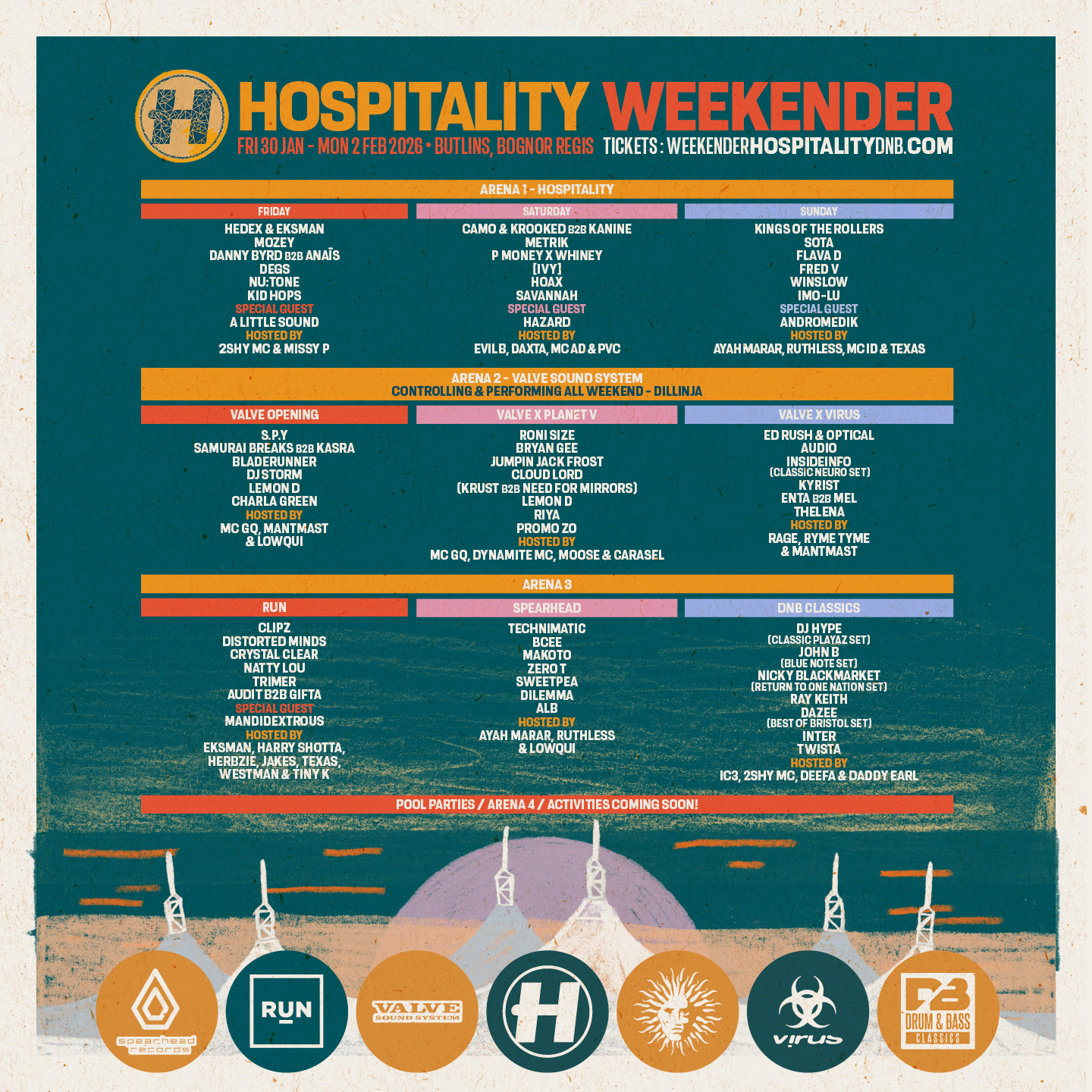 Hospitality Weekender Unveils Epic Line Up for D&B’s Ultimate Winter ...